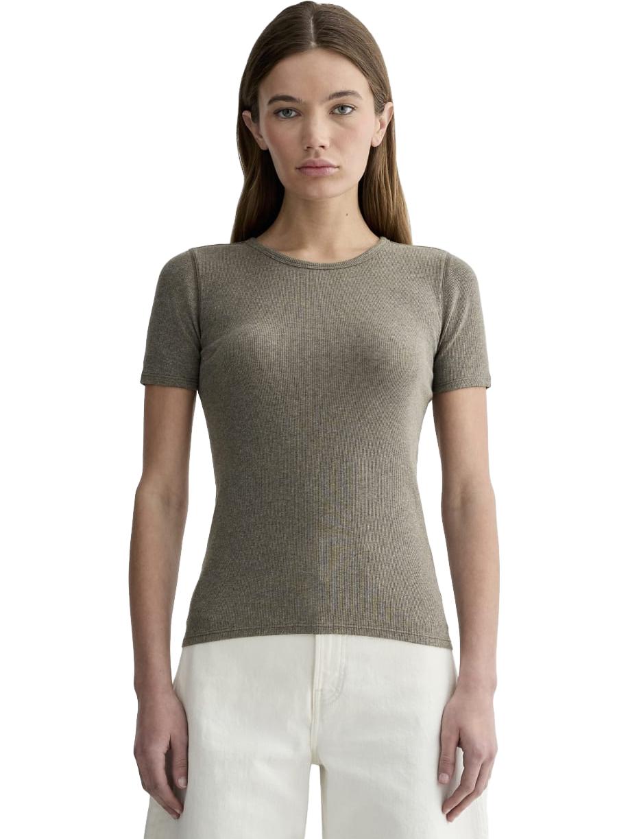 EVERLANE EVERLANE Luxe Rib Crew Neck T-shirt
